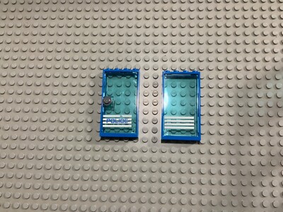 Lego windows & doors in blue x2 | eBay Australia