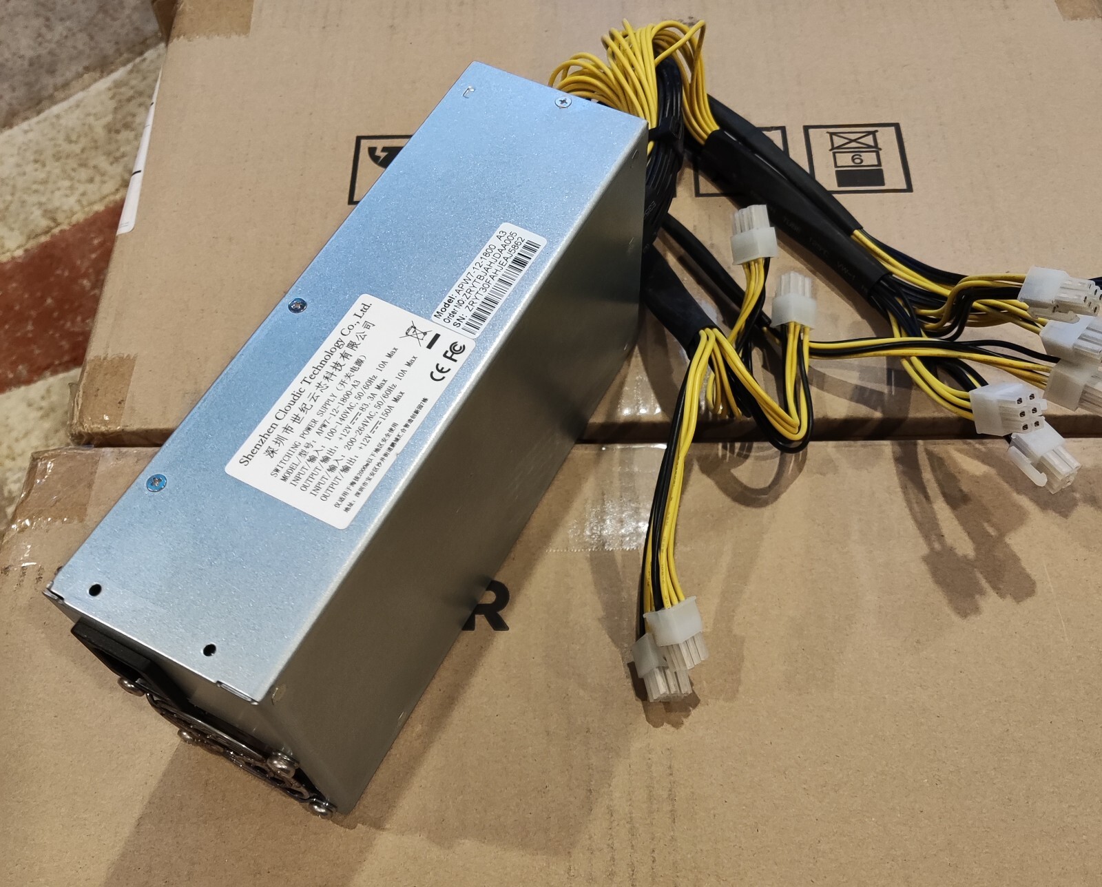 Bitmain APW7 1800W Power Supply for Bitmain Antminer ASIC, upgraded ...