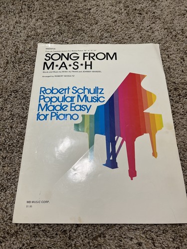Theme Song from MASH M*A*S*H - Easy Piano Sheet Music | eBay
