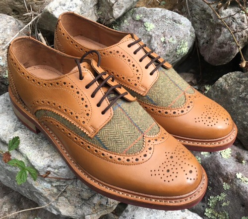 Samuel Windsor Classic Wing tip Oxfords Shoes Mens Size 7 1/2 Beautiful ...