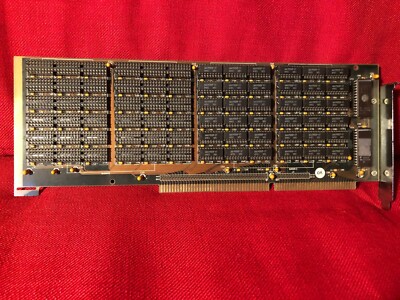 AAA1M300P-07 RAM NMBS 9051 ISA 16 Bit RAM Board mit 36 IC´s gesteckt ...