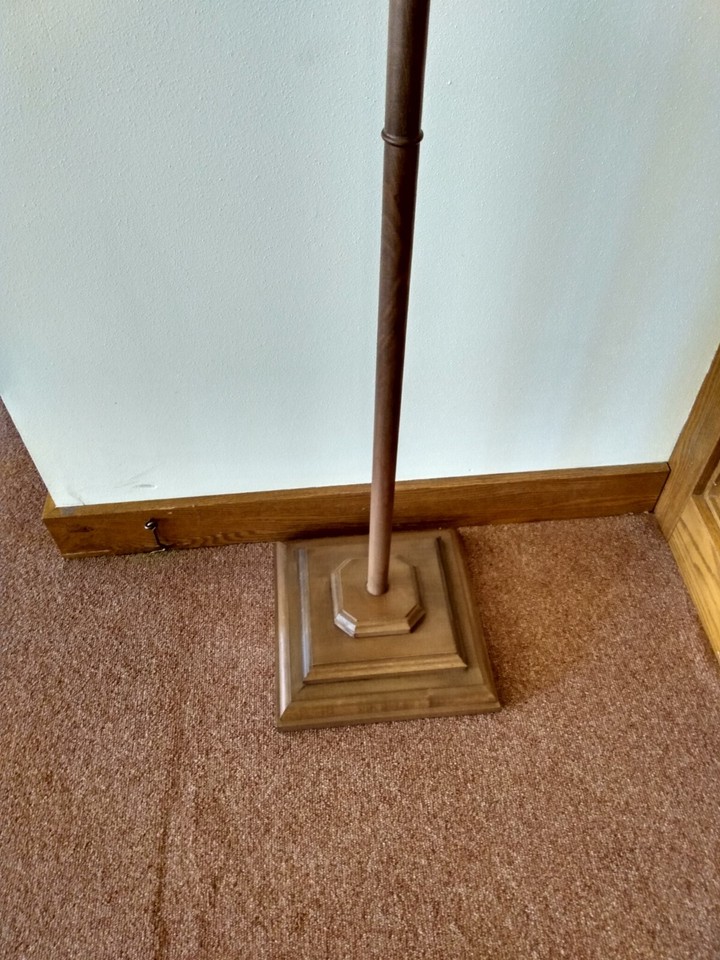 Large 79" Processional Cross, Crucifix with Pole and Stand, Carved of ...