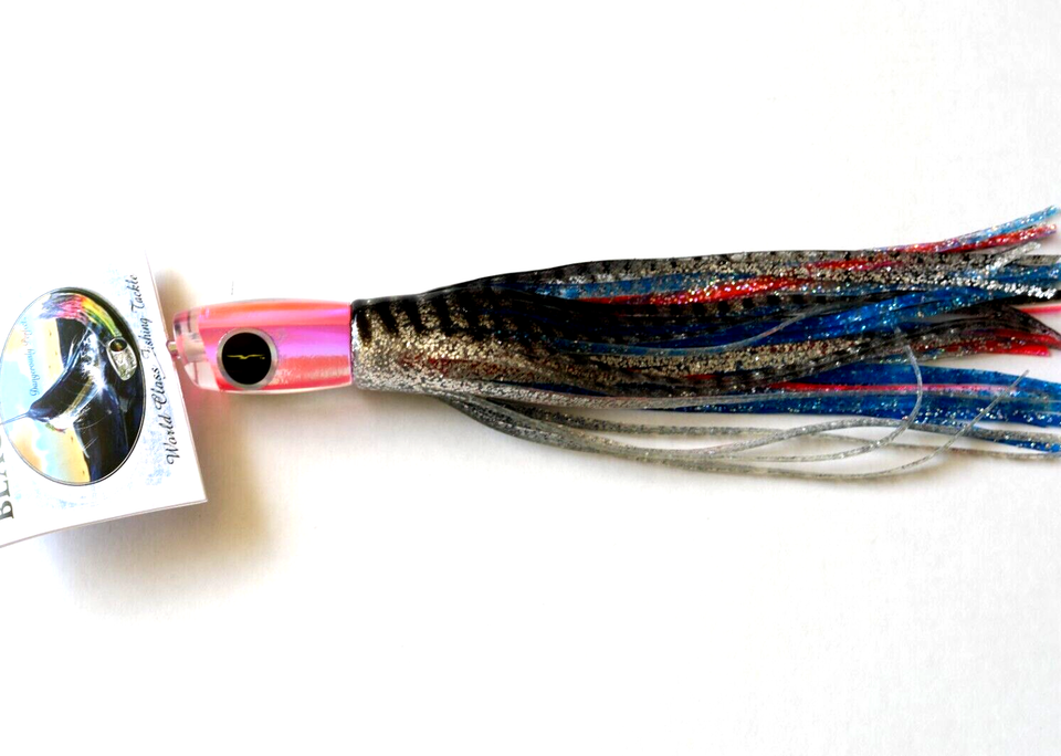 Black Bart Mini 1656 Angled Big Game Trolling Lure SILVER MACKEREL Pink ...
