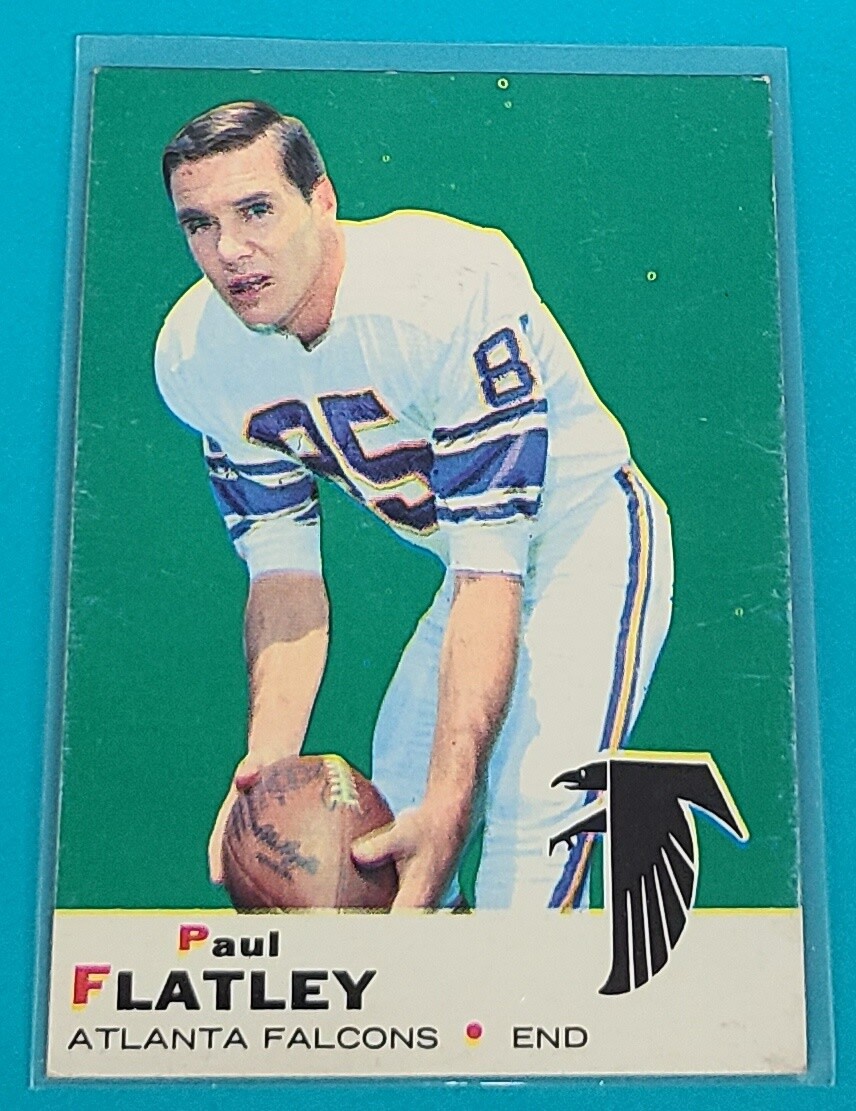 1969 Topps #2 Paul Flatley Atlanta Falcons Football Card G5 | eBay