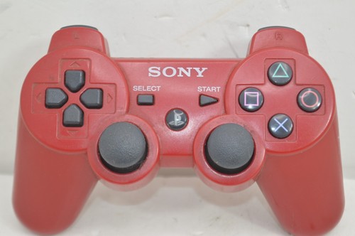 Sony PlayStation 3 PS3 Red DualShock 3 Controller CECHZC2U A1 Wireless ...