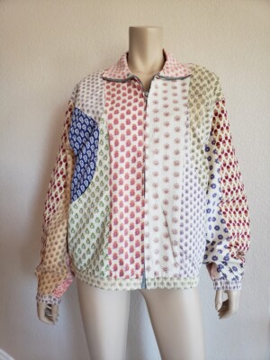 SACRED THREADS Funky Patched Cotton Vintage Nothing Matches Jacket M ...