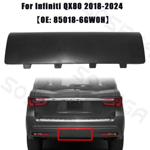For Infiniti QX80 2018-2024 Rear Bumper Trailer Tow Hitch Bar Covers ...