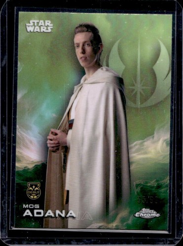 2025 Topps Chrome Star Wars Mog Adana Kashyyyk Green Refractor #/99 | eBay