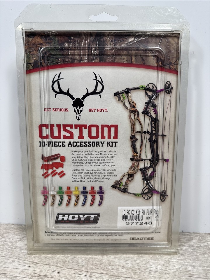 Hoyt Archery 10-Piece Custom Color Compound Bow Accessory Kit: Grip ...
