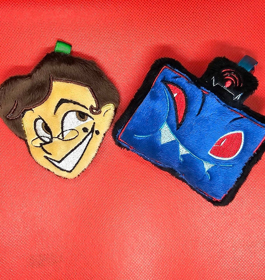 Hazbin Hotel Human Alastor Plushie Embroidered Keychain Alastor the ...