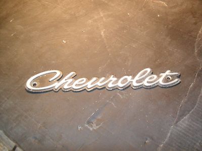 1964-65 Chevrolet Impala Grill Script | Vintage Part | Fox Co. Cint Ohio