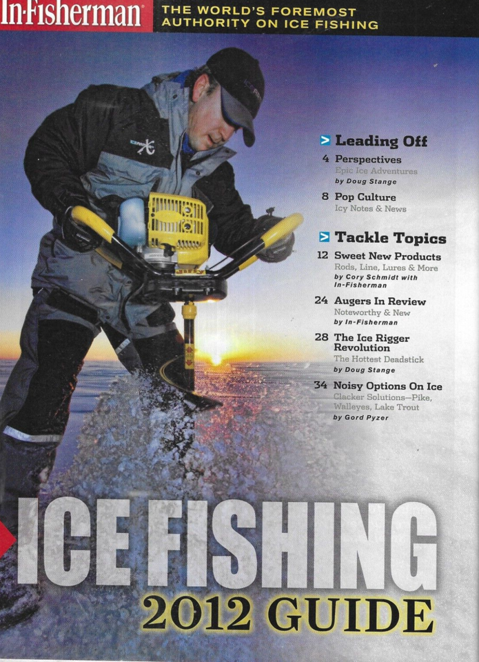 Ice Fishing Magazine Rigger Tactics Jumbo Perch Walleyes Clacker ...