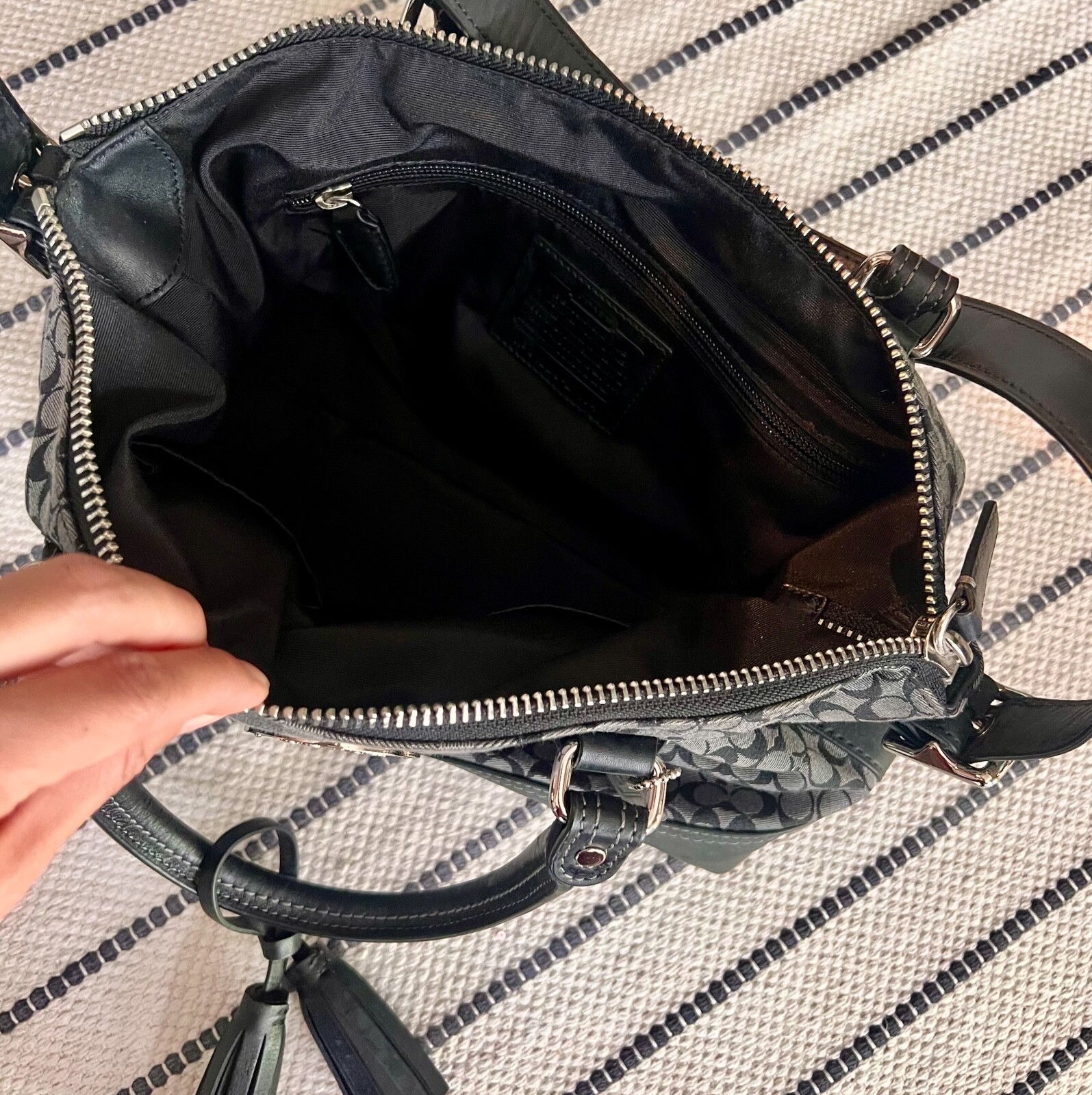 COACH SIGNATURE LEGACY MOLLY CONVERTIBLE SATCHEL - Gem