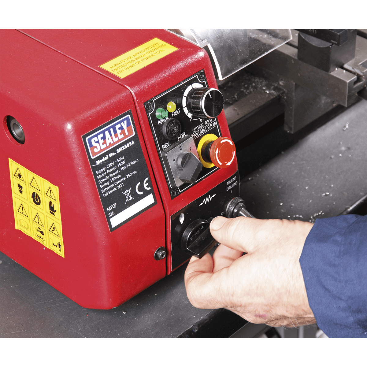 Sealey SM2503 Mini Lathe, Milling and Drilling Machine 240v ...