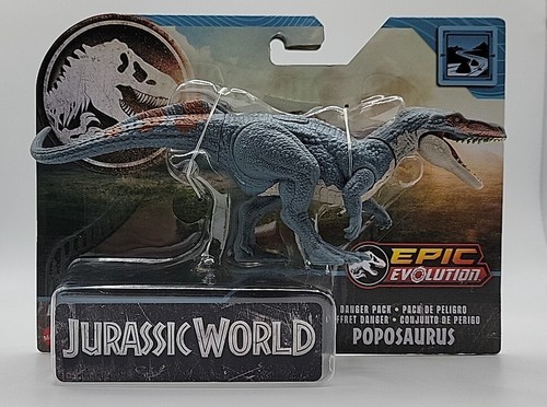 Jurassic World Epic Evolution Danger Pack Poposaurus 7" Figure Mattel ...