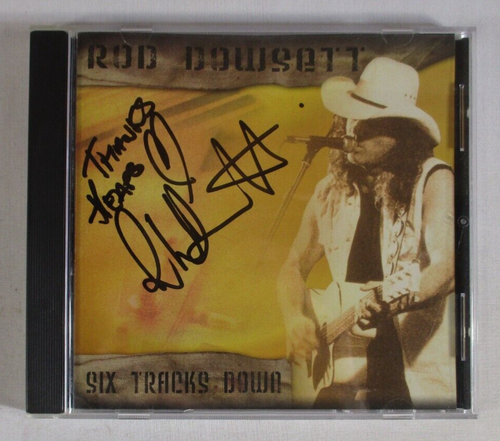 ***SIGNED*** ROD DOWSETT - SIX TRACKS DOWN, CD 2013 AUSTRALIA RARE NEAR ...