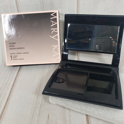 Mary Kay Compact Black unfilled (017362) NEW in box Refillable | eBay