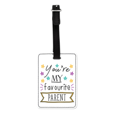 You're My Favourite Parent Stars Visual Luggage Tag Suitcase Bag ...