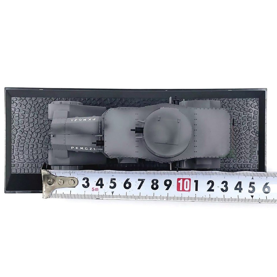 Gray 1:43 Scale WWI German Ehrhardt EV4 Armored Car Tank Model Toy ...