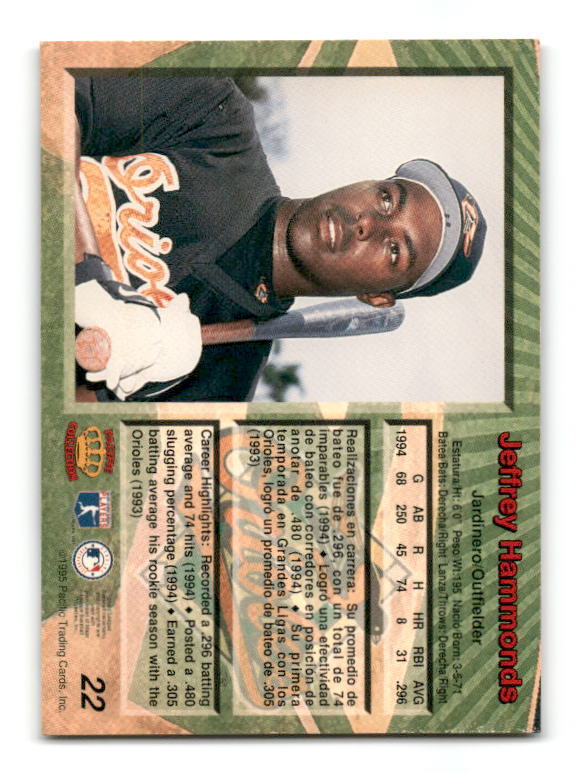 1995 Pacific Baseball Base and Inserts - - - Pick A Card - - - Complete ...