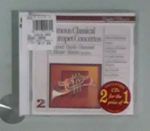 various FAMOUS CLASSICAL TRUMPET CONCERTOS CD NEW multiple cover cracks ...