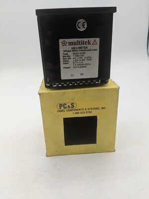 Multitek M600-WM9 Unbalanced Load kW.h Meter 277/480 Volt 60Hz 3-Phase ...