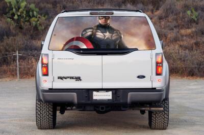 Captain America Car Rear Window Decal Sticker Car Truck SUV Van The ...