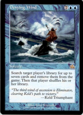 2000 Magic The Gathering Scryfall Denying Wind #32 Light Play LP | eBay