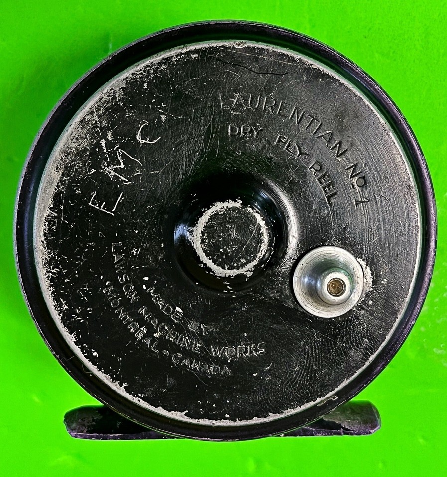 RARE LAURENTIAN NO. 1 DRY FLY REEL LAWSON MACHINE WORKS MONTREAL ...