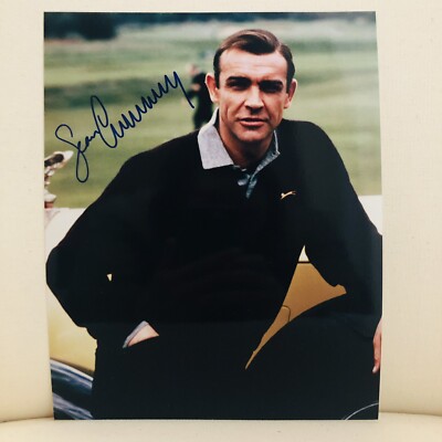 SEAN CONNERY AUTOGRAPHED HAND SIGNED 8X10 PHOTO AUTHENTIC WITH COA ...