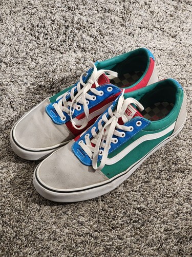 VANS Sneakers Shoe OLD SKOOL Primary Color Mens 13 US Red/Green Grey | eBay