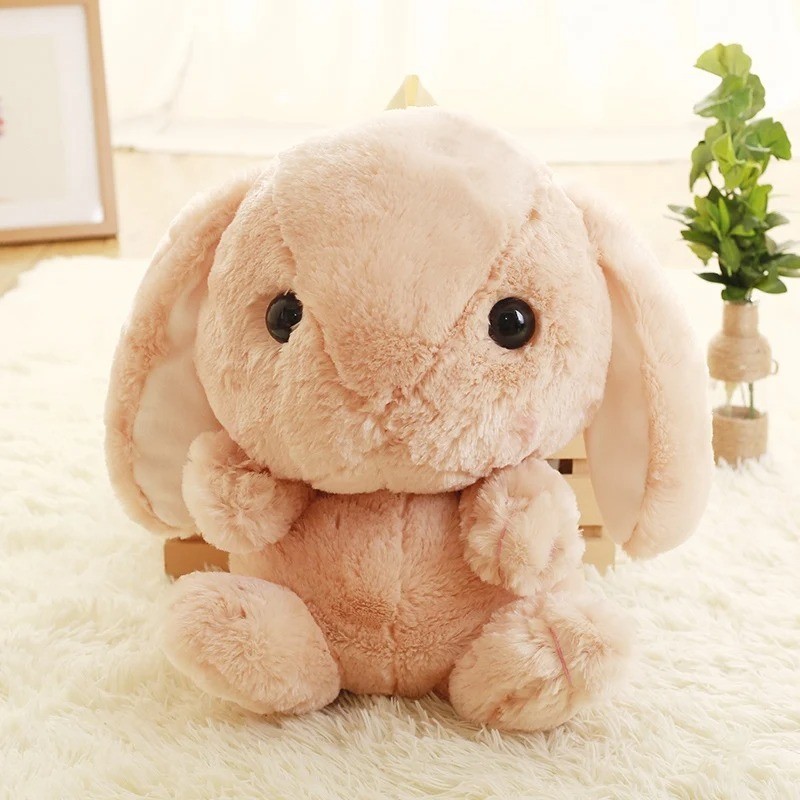 Girls Cute Rabbit Plush Doll Backpack Stuffed Plush Shoulder Bag Plush ...
