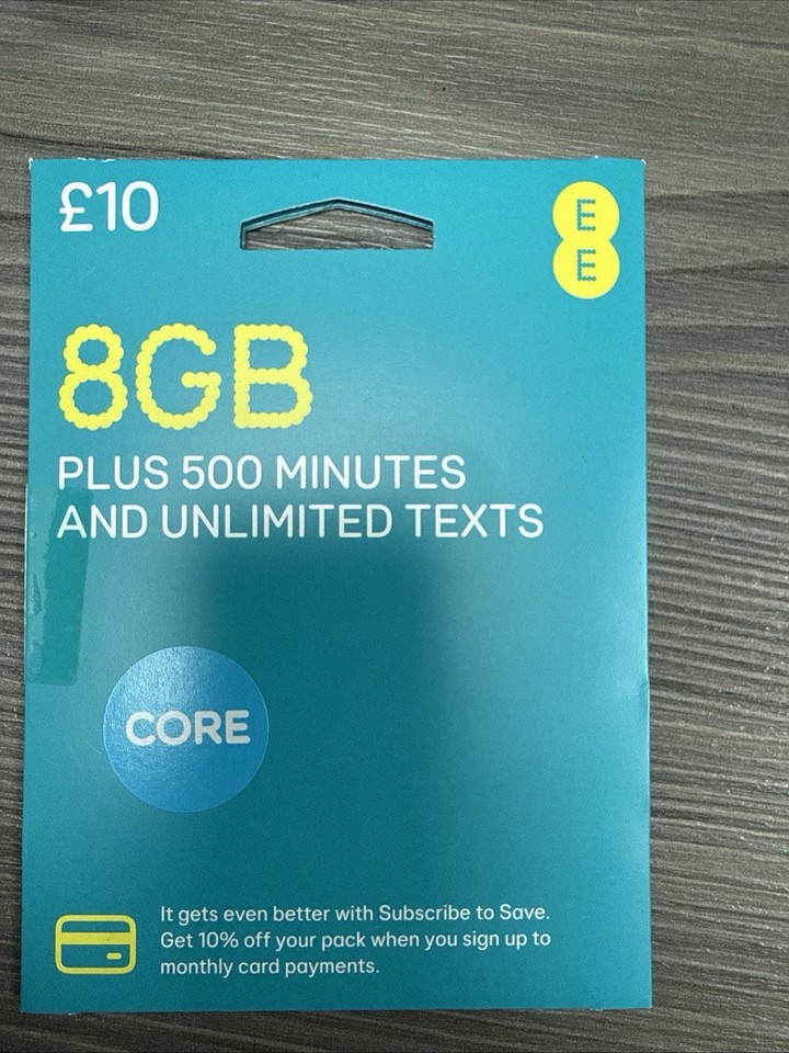 EE SIM Card Pay as You Go Vip Number | eBay UK