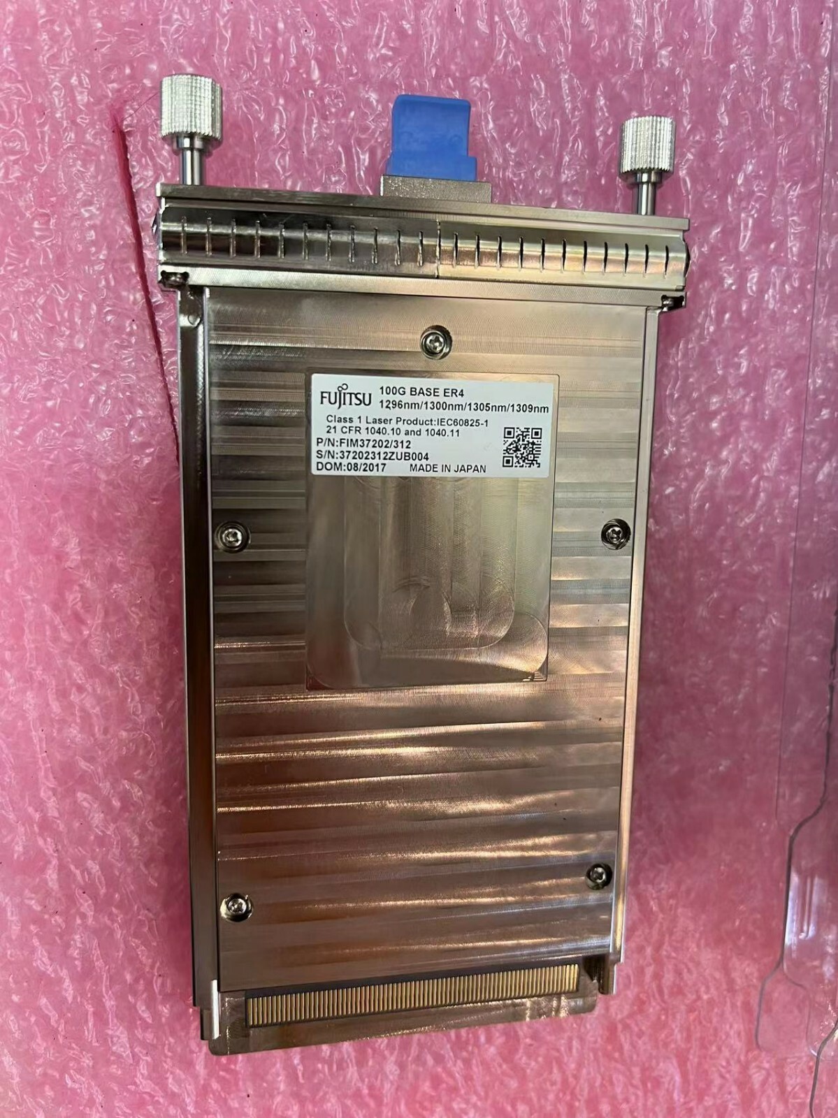 FUJITSU FIM37202/312 CFP-100G-ER4 100GBASE-ER4 SMF 40km 1296/1300/1305 ...