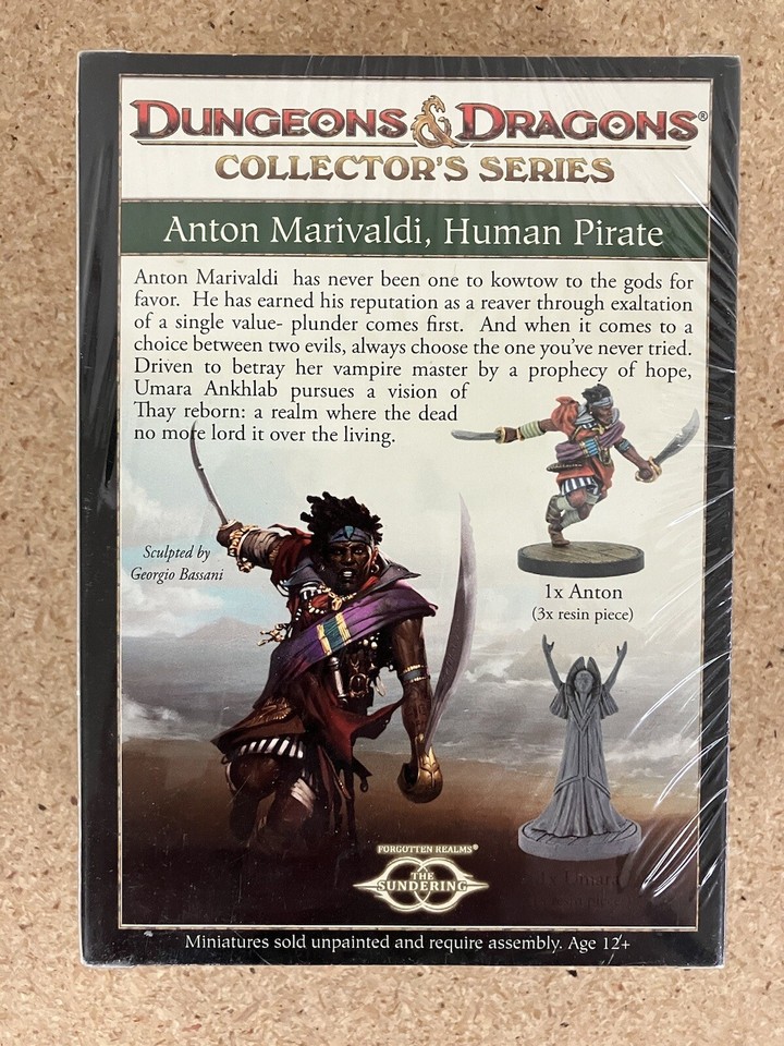 D&D Collector's Series Forgotten Realms: Anton Marivaldi, Human Pirate ...