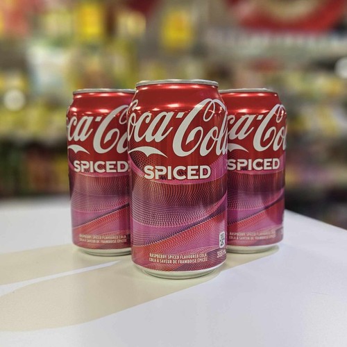 Coca Cola Spiced Raspberry 355ml x 3 Cans From Canada 67000012754 | eBay UK