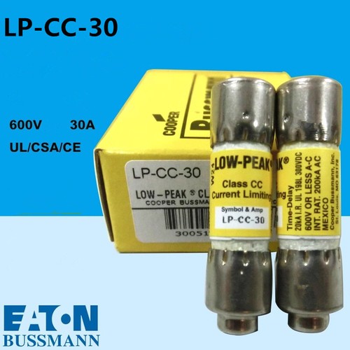 10PCS Bussmann Fuse LOW-PEAK LP-CC-30 30A 600V 10*38mm Delay Fuse | eBay