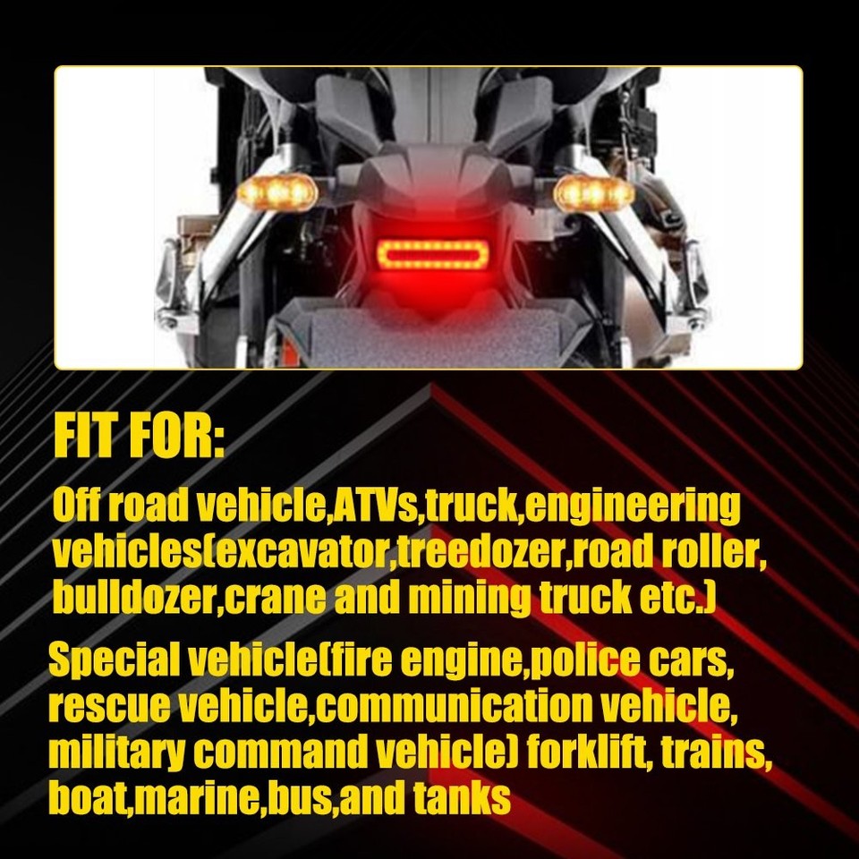 1PCS Halo Ring Dual LED Strobe / Marker Light 12V 24V Truck Light Bar ...