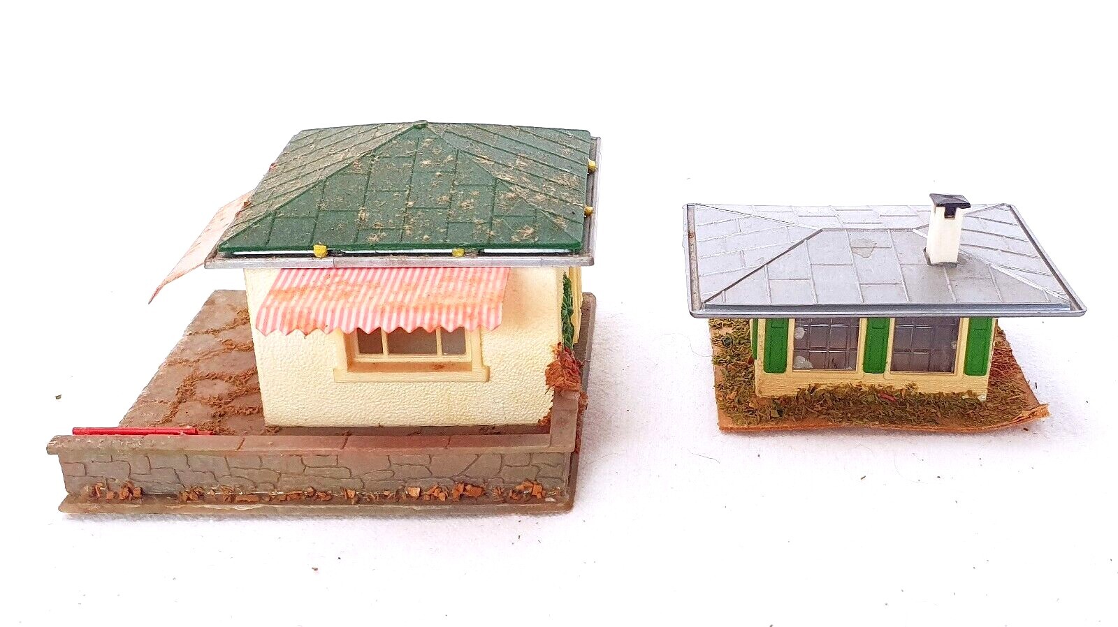 2x Faller Germany HO 1:87 BRICK KIOSK & BEVERAGE KIOSK Ready Built ...