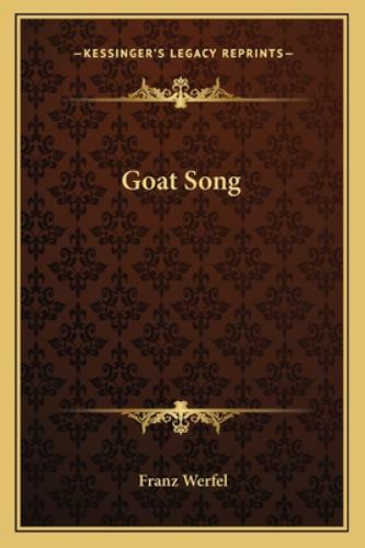 Goat Song 9781162897523| eBay