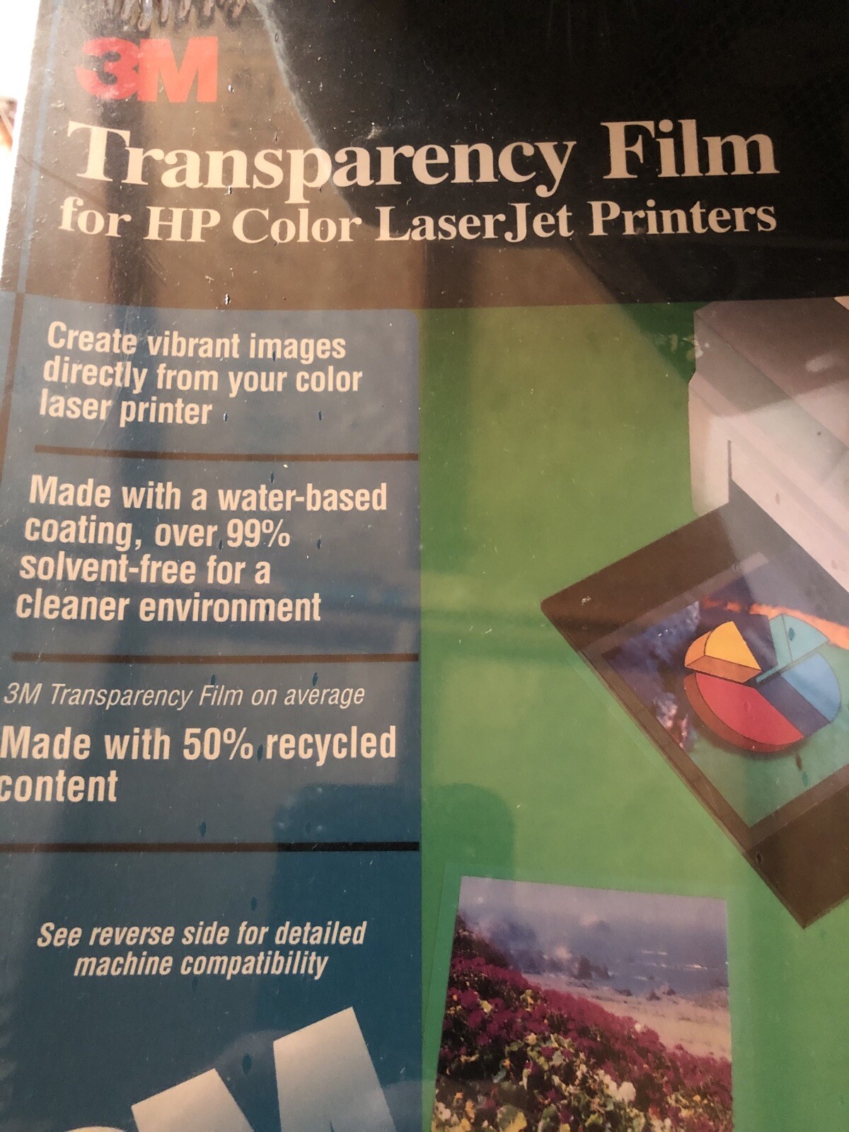 3M Transparency Film For Color Laser Printers CG3700 (50 Sheets ) 8 1/2 ...