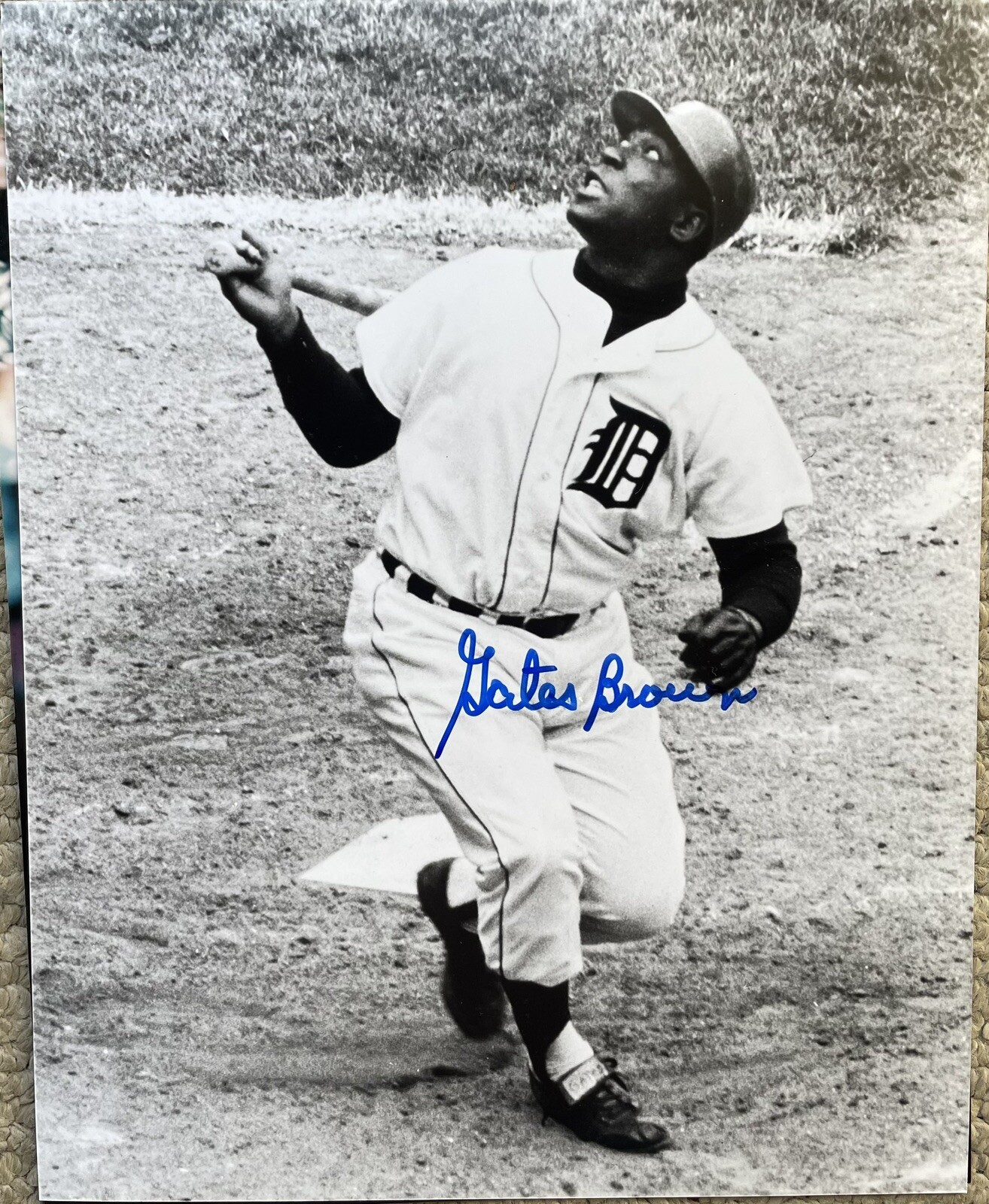 Gates Brown Detroit Tigers 1968 Rare 8x10 Autographed with Tic COA | eBay