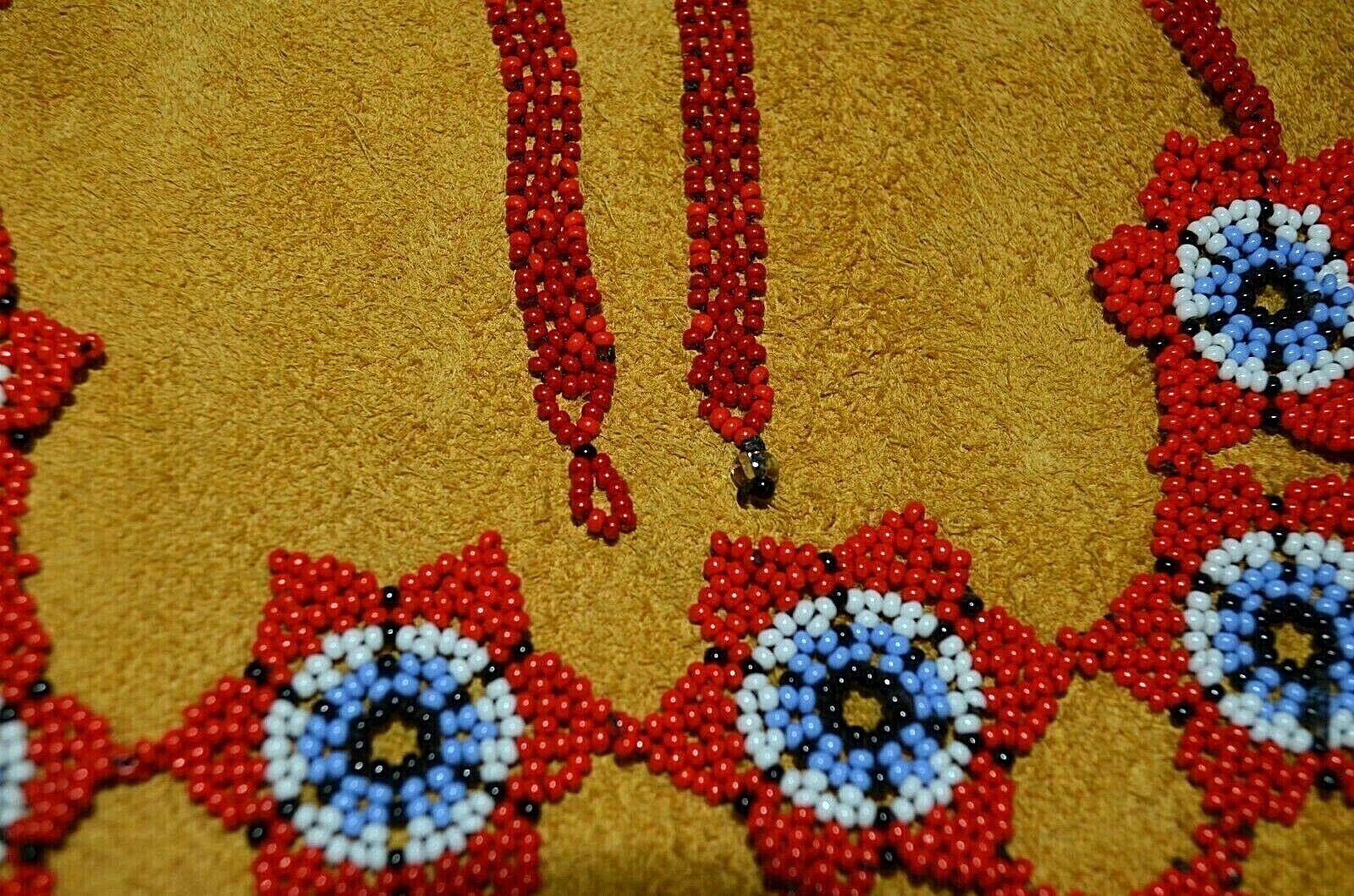 Witoto Amazon Tribe South America Ceremonial Medicine Beadwork Necklace ...