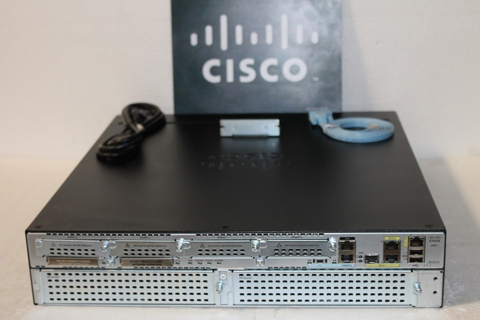 CISCO 2951-HSEC+/K9 Gigabit High Seck9 Router ISM-VPN-29 C2951-HSEC+/K9 ...