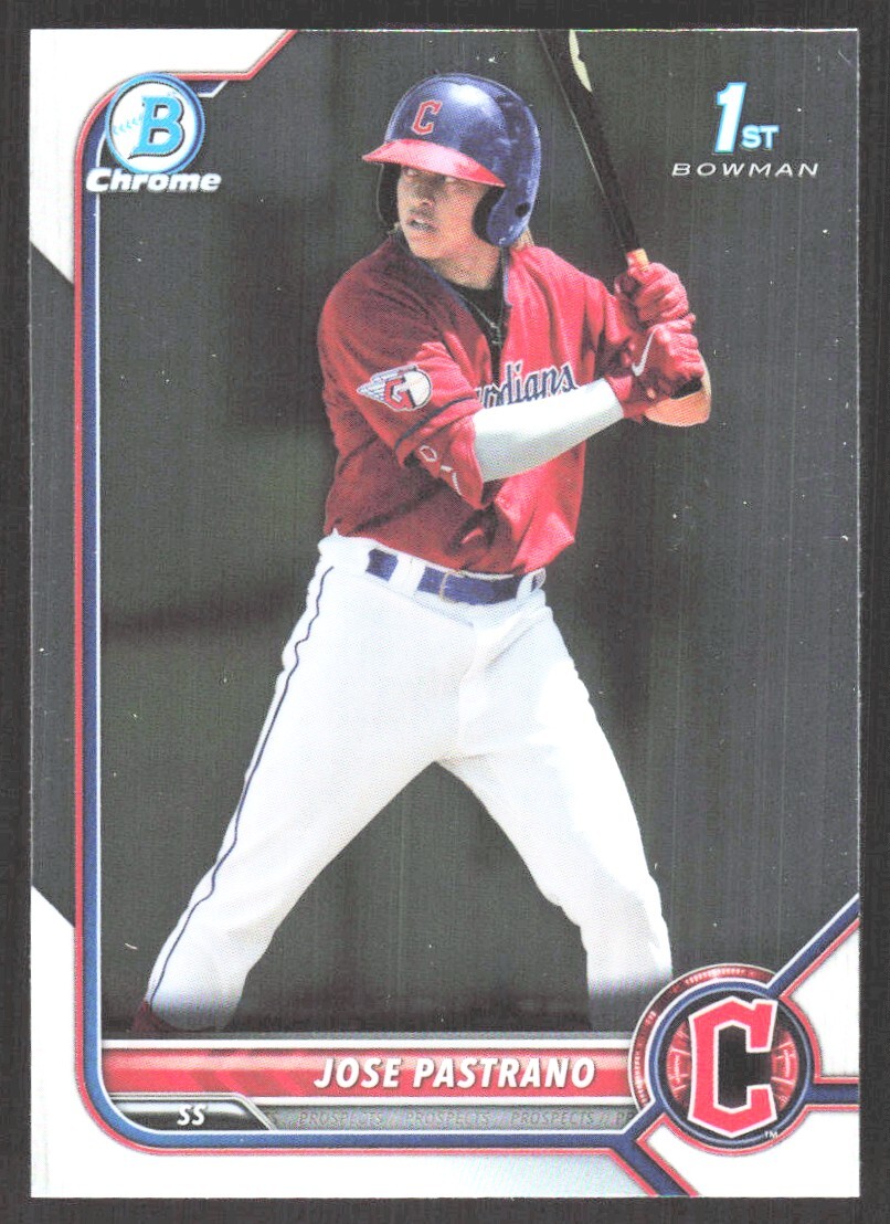 2022 Bowman Chrome Prospect Jose Pastrano Cleveland Guardians #BCP-21 ...