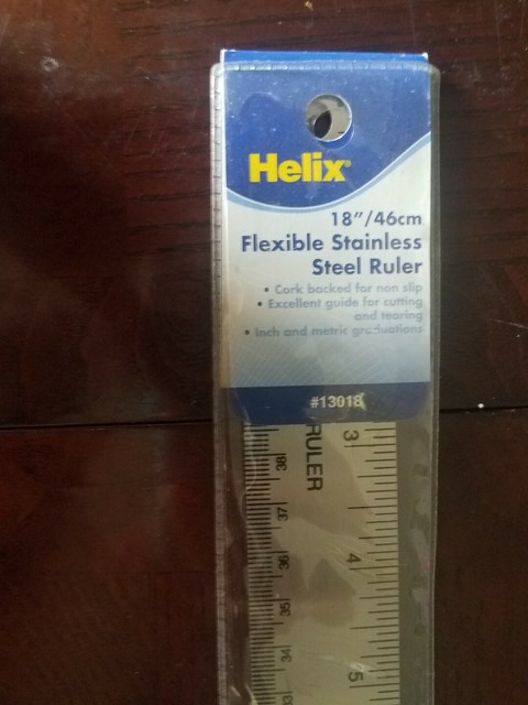 Stainless Steel 24 18 Inch Ruler Set Of 10 Helix - Westscott - Bates ...