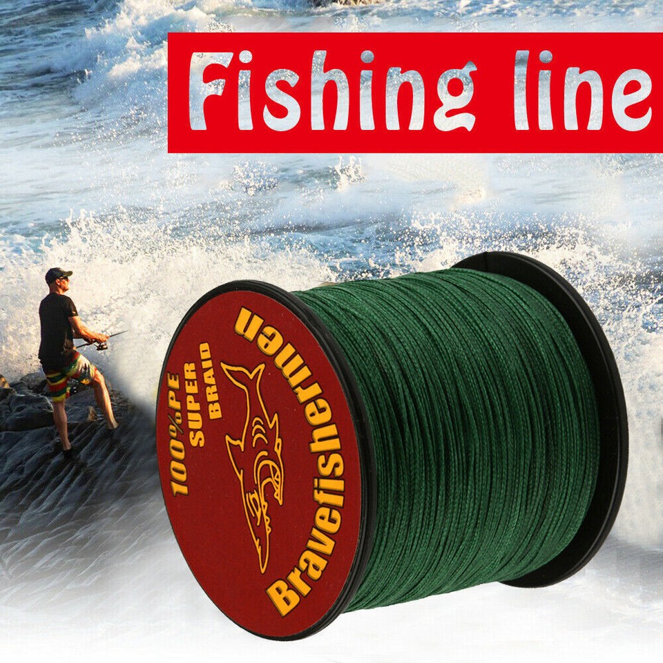 100M 6-100LB 4 Strands Braided Line PE Fishing Line Super Strong Line ...