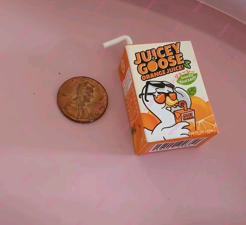 New ZURU Mini Brands Kawaii Juicey Goose Orange Juice Box - Combined ...
