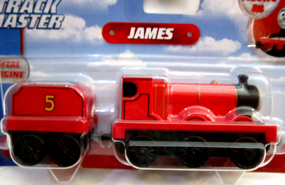 Fisher-Price Thomas&Friends Trackmaster Push Along James Locomotive ...