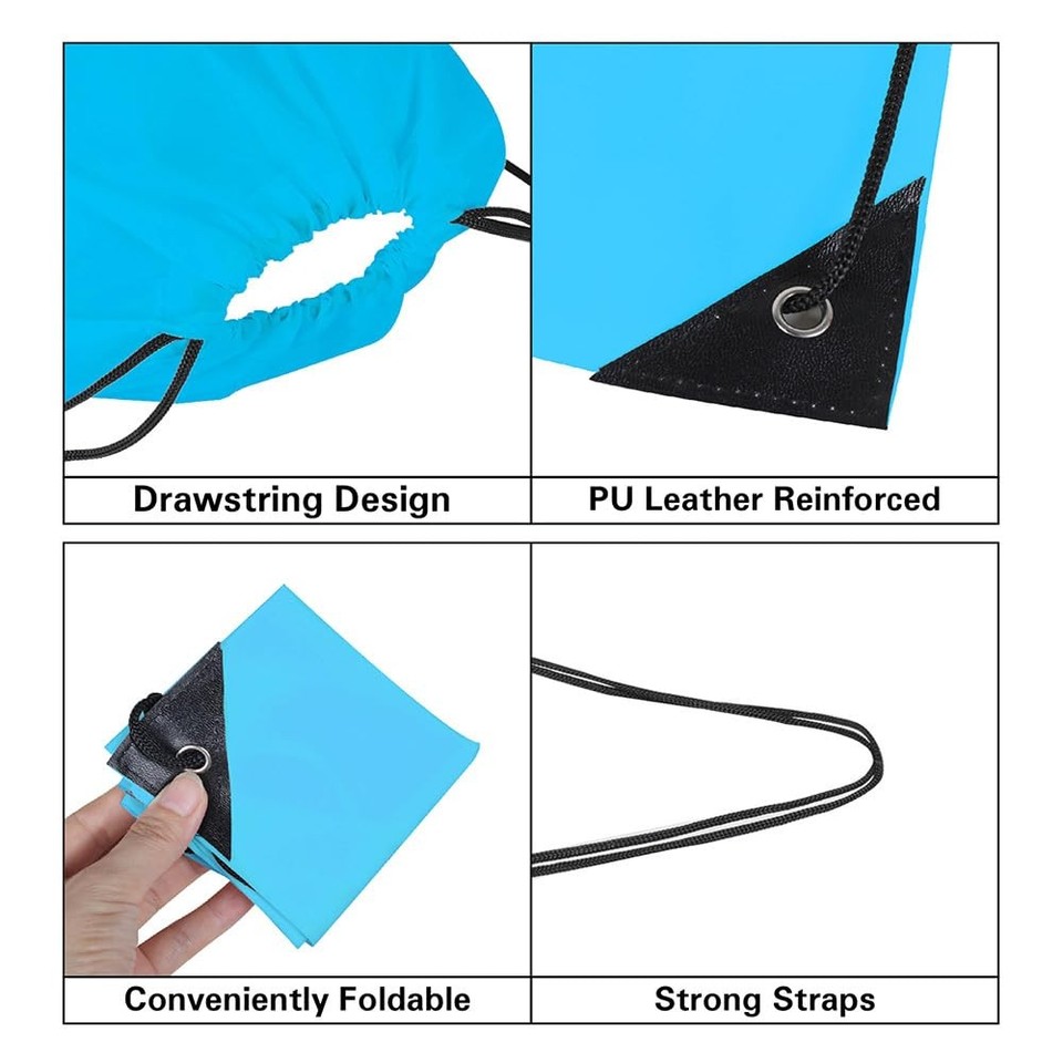 40 Pcs Drawstring Bags Bulk Drawstring Backpack Nylon Cinch Draw String ...
